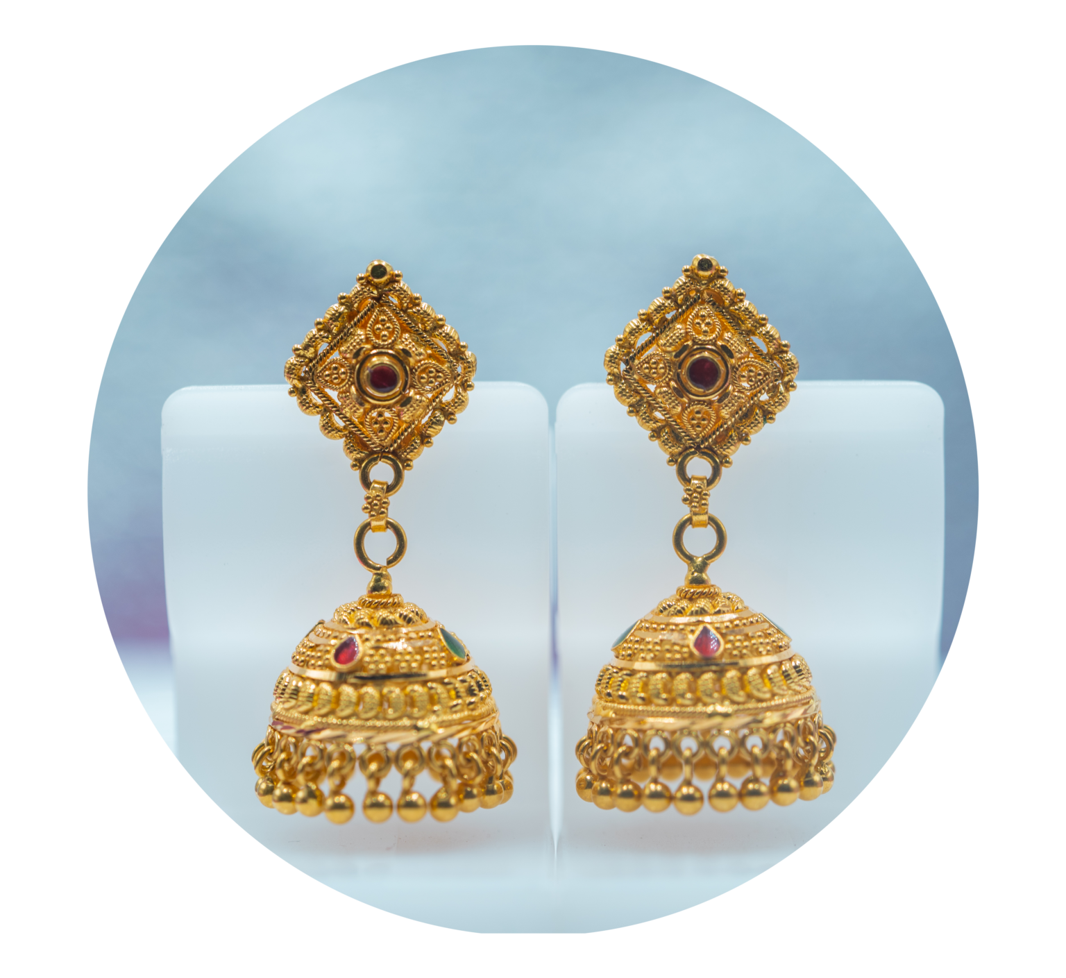 Tamil Ethnic Earrings - Thodoo